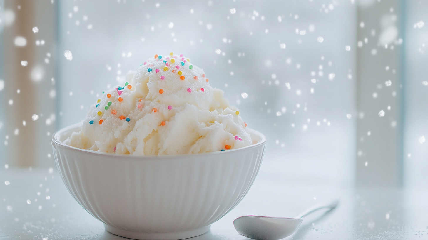 The Best Snow Ice Cream Recipe : A Fun & Easy Winter Treat
