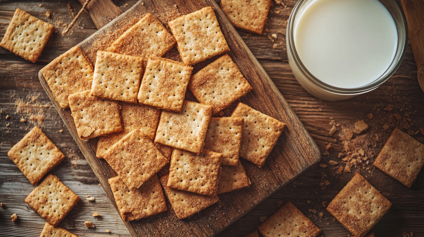 Homemade Cinnamon Graham Crackers – A Crispy, Sweet...