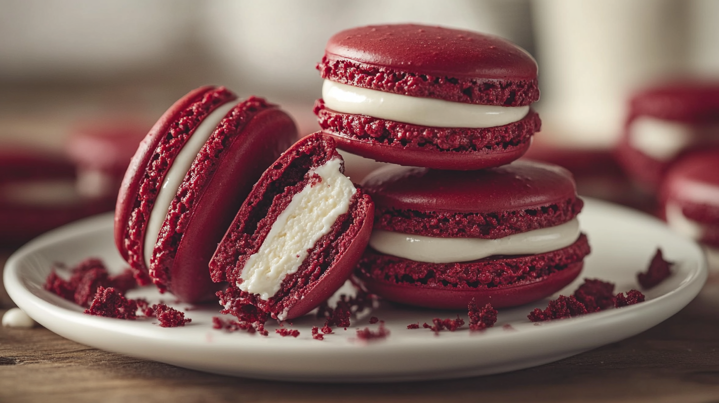 Red Velvet Macarons: A Step-by-Step Guide to Perfect...