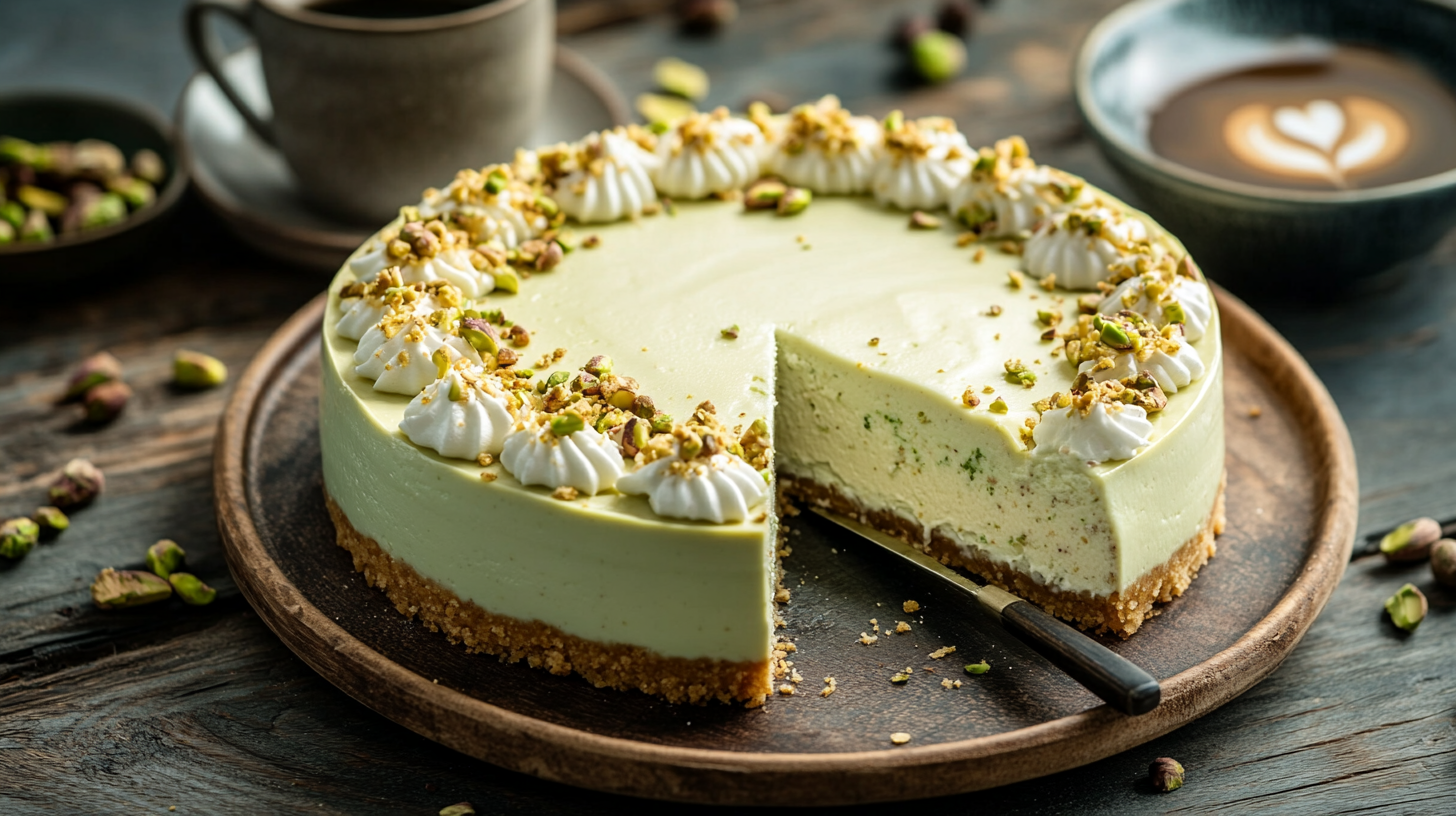 The most delicious Pistachio Cheesecake Recipe