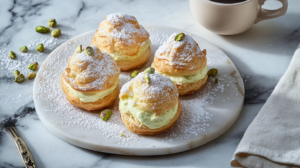 The Best Pistachio Cream Puffs Recipe – Easy & Elegant