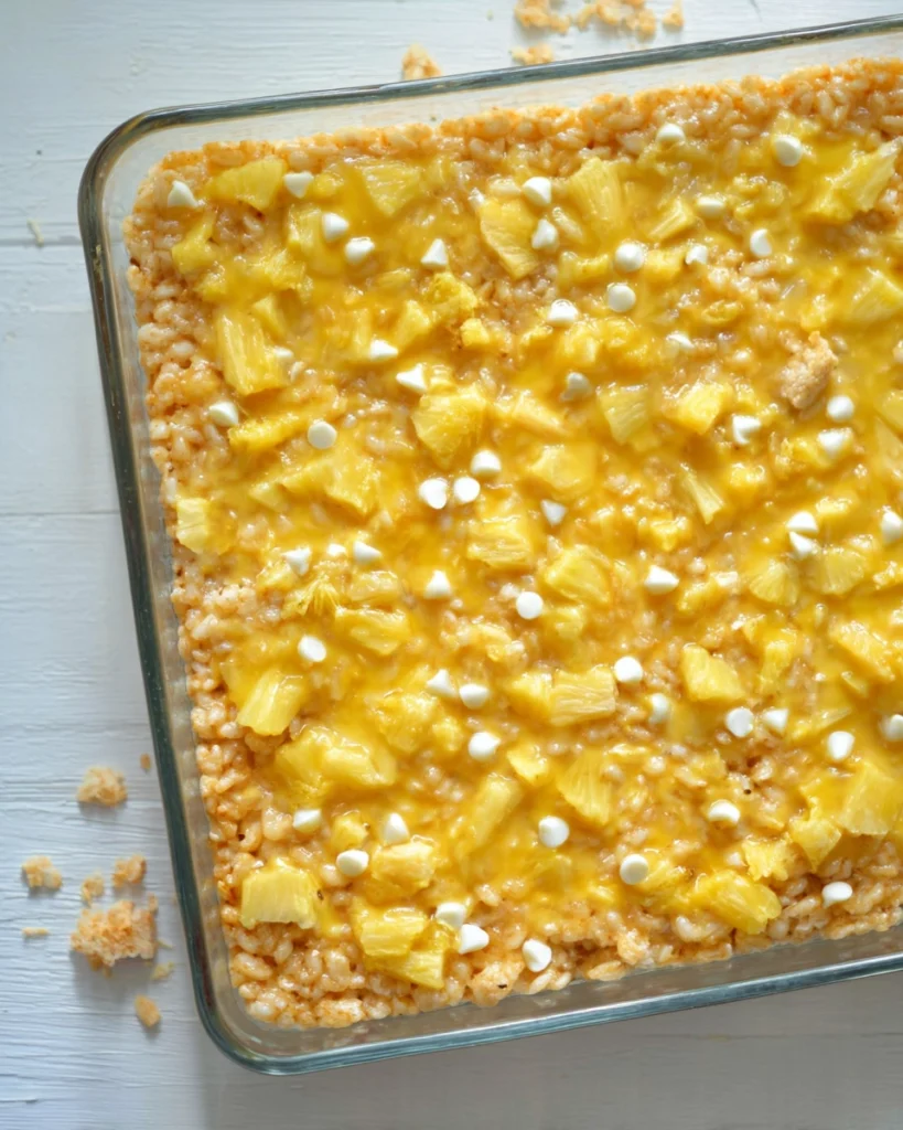 Hawaiian Rice Krispie Treats - MyWorldWideRecipe